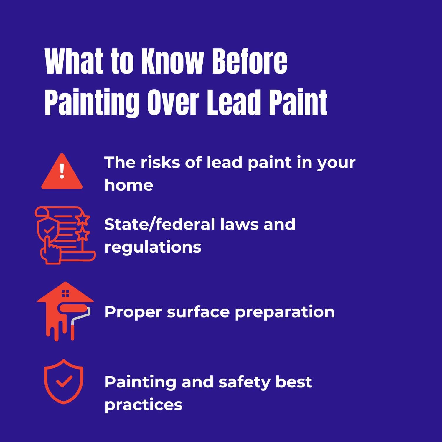 4 Things to Know About Painting Over Lead Paint - Knockout Inspections™